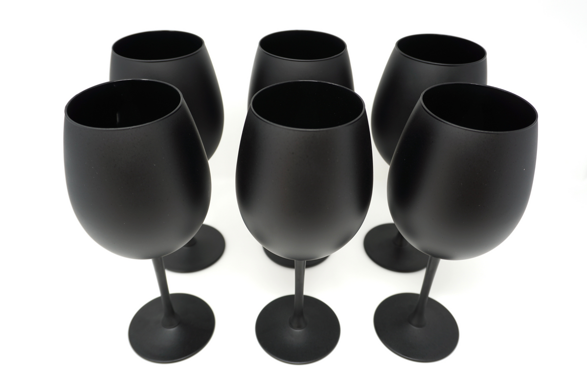 Copas negro mate | Set de 6 piezas